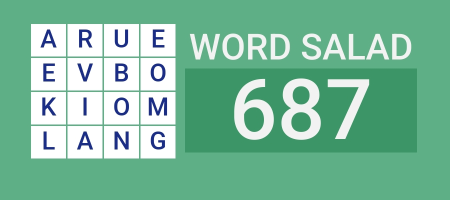 Word Salad 687 - January 16, 2026 Answers - Word Salad Answers