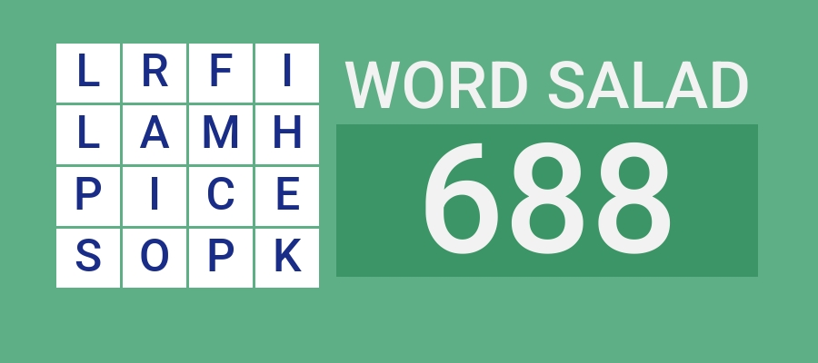 Word Salad 688 - January 17, 2026 Answers - Word Salad Answers